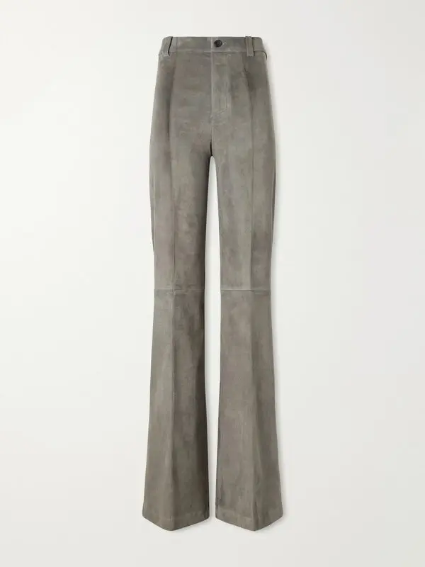 Stouls Lizzy Suede Wide-leg Pants