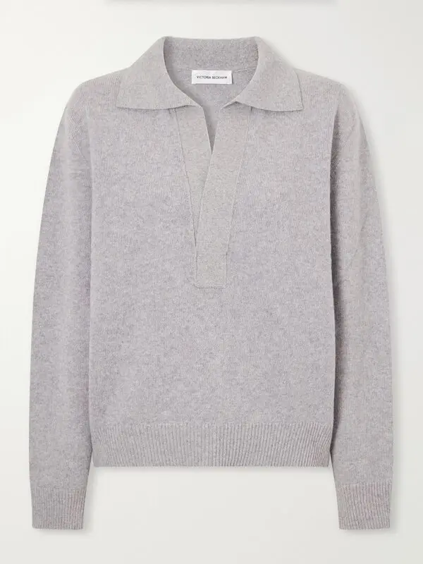 Victoria Beckham Genevieve Wool And Cashmere-blend Sweater