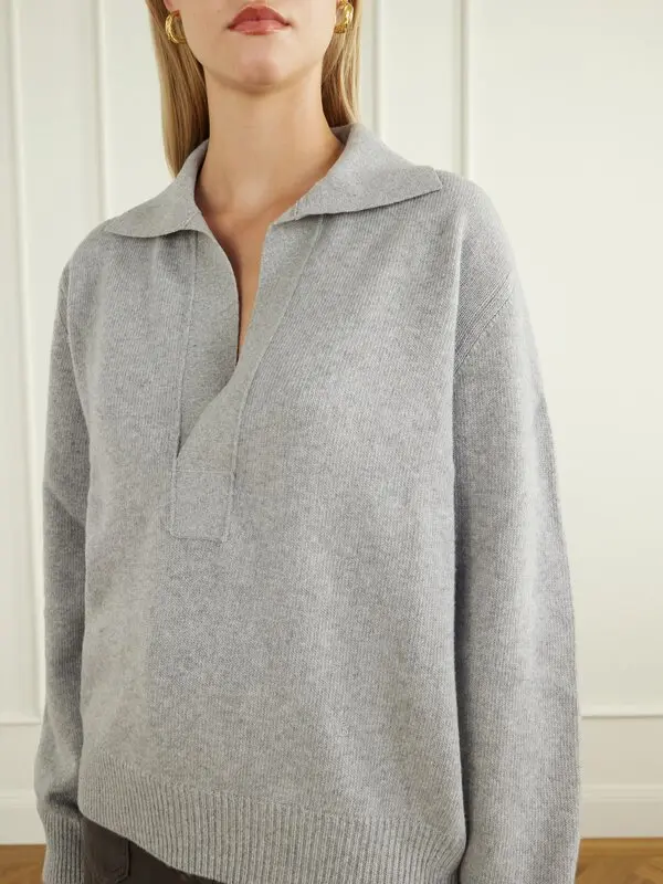 Victoria Beckham Genevieve Wool And Cashmere-blend Sweater