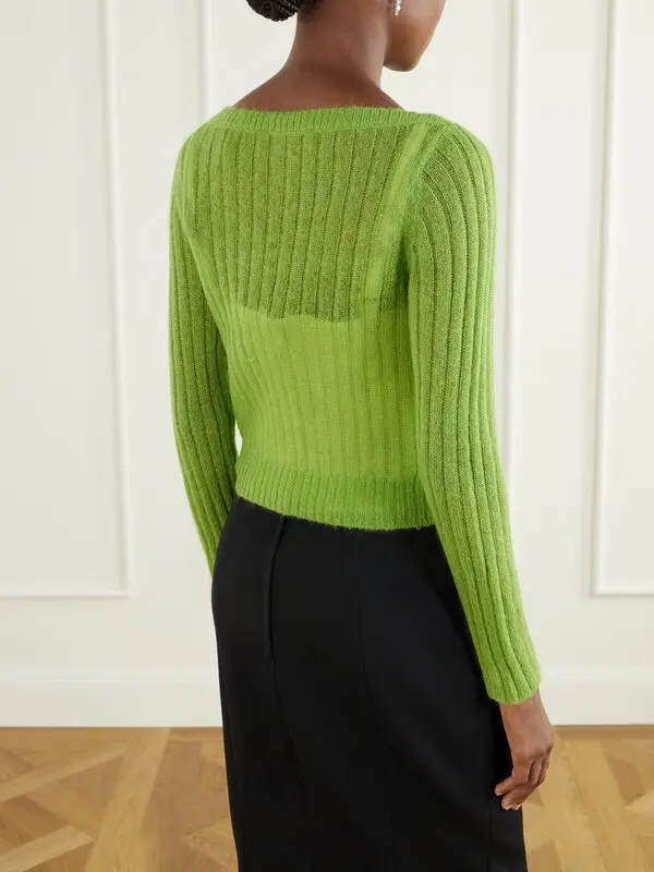 SHUSHU/TONG Embellished Knitted Cardigan