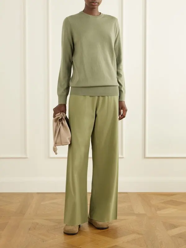 ALLUDE Wool And Cashmere-blend Sweater