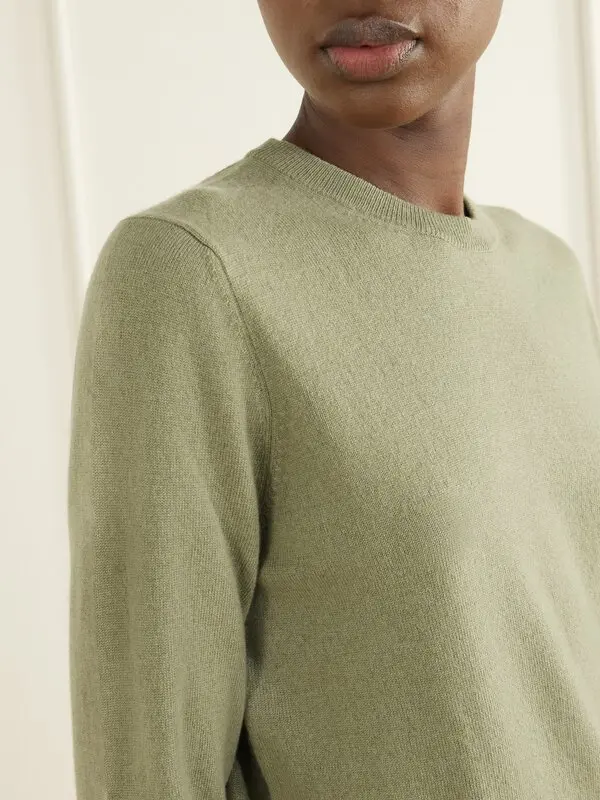ALLUDE Wool And Cashmere-blend Sweater