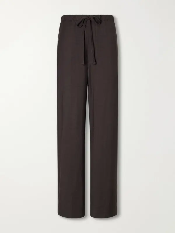 Citizens Of Humanity Aurora Twill Wide-leg Pants - Brown