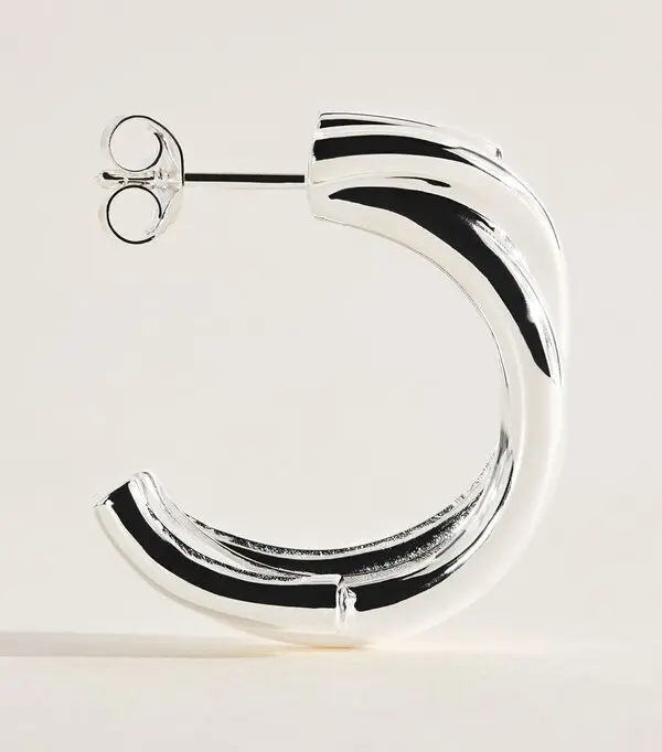 Completedworks Plated Irregular Hoop Earrings