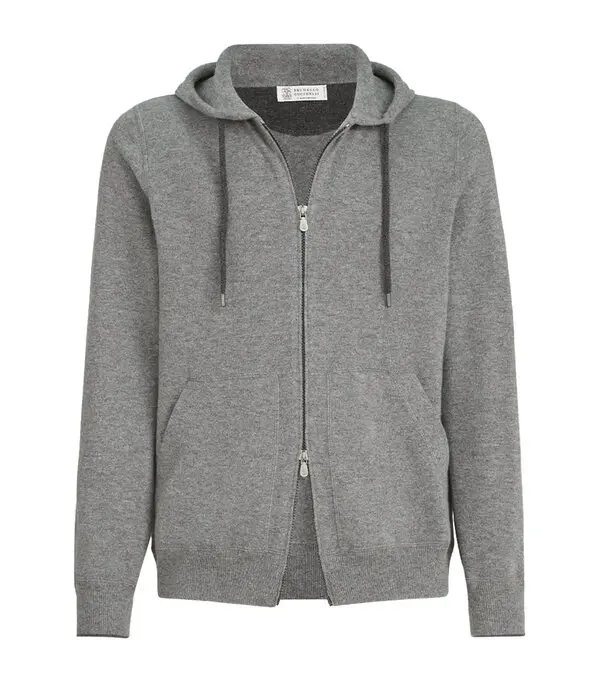 Brunello Cucinelli Cashmere Hooded Cardigan