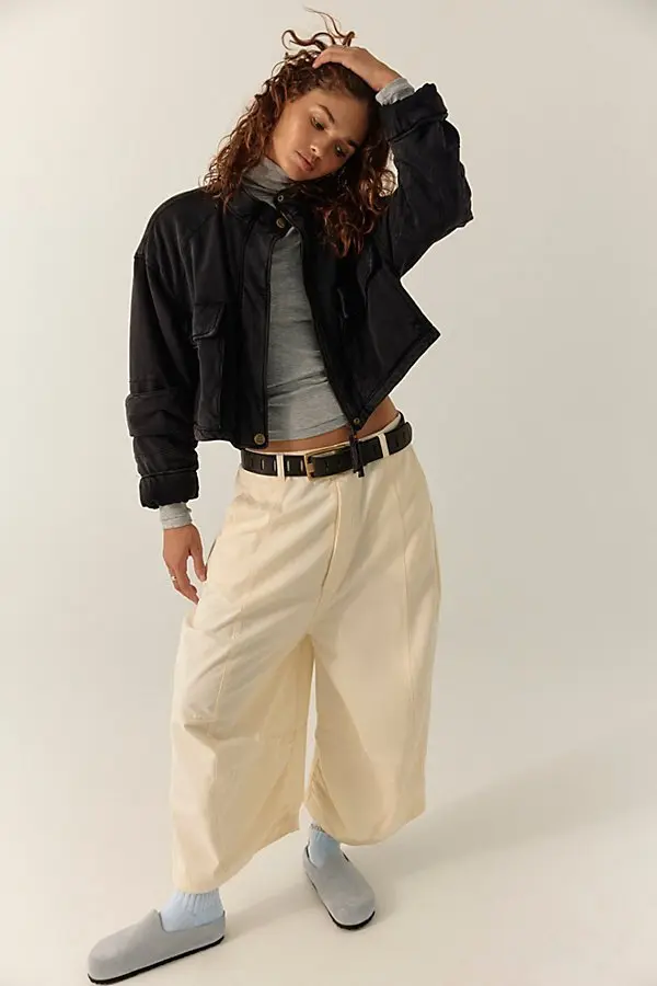 We The Free Wes Washed Jacket At - Black