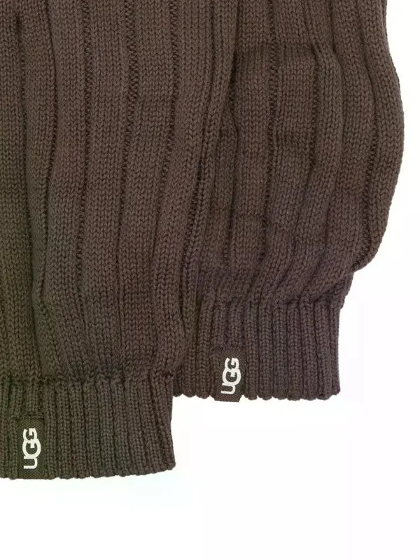 UGG Ribbed-knit Button-detail Legwarmers