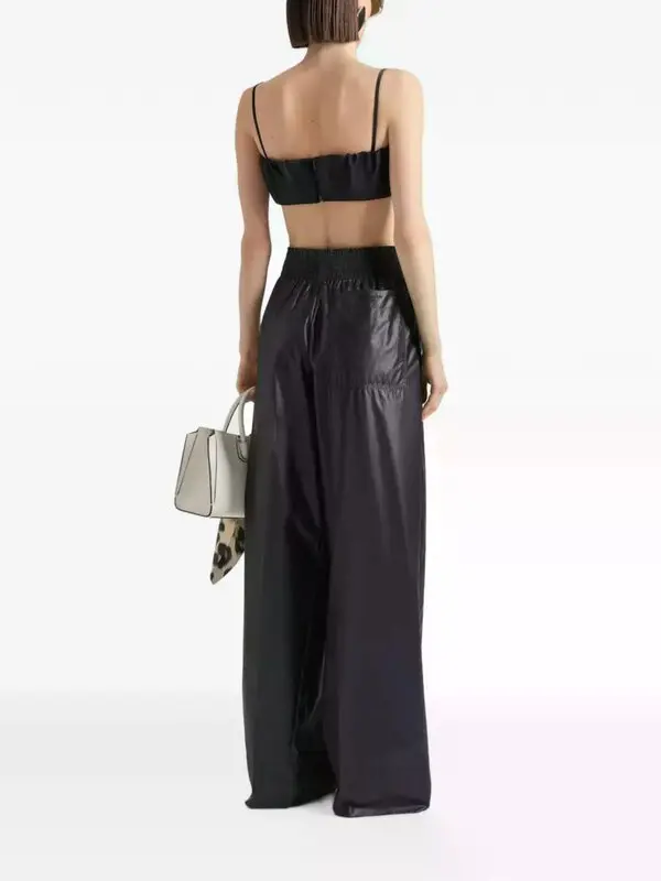 Givenchy Cocoon Elastic-waist Pants In Technical Poplin