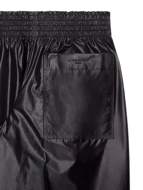 Givenchy Cocoon Elastic-waist Pants In Technical Poplin