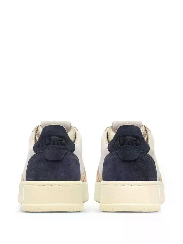 AUTRY Medalist Low Tricolor Suede Sneakers - Neutrals