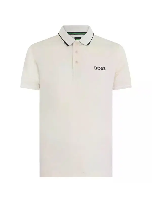 BOSS Logo-print Short-sleeve Polo Shirt
