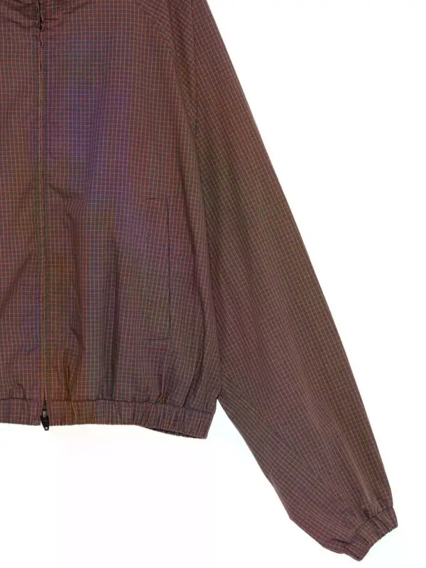 JUUN.J Check-pattern Raglan-sleeve Jacket