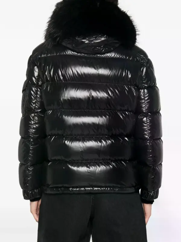 Moncler Fur-trim Quilted Jacket