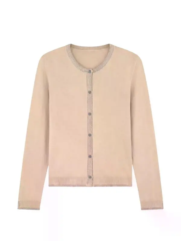 Liu Jo Cardigan With Slits - Neutrals