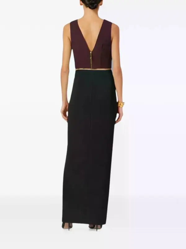 Elisabetta Franchi Padlock-zip Maxi Skirt