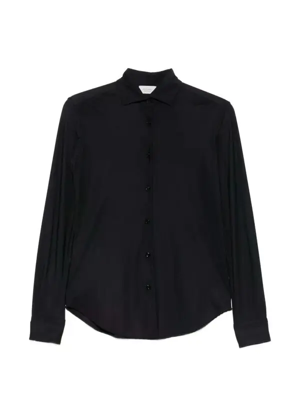 MAZZARELLI Button-up Long-sleeve Shirt - Blue