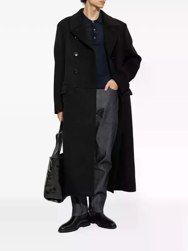 TOM FORD Wool Cashmere Melton Officer Coat