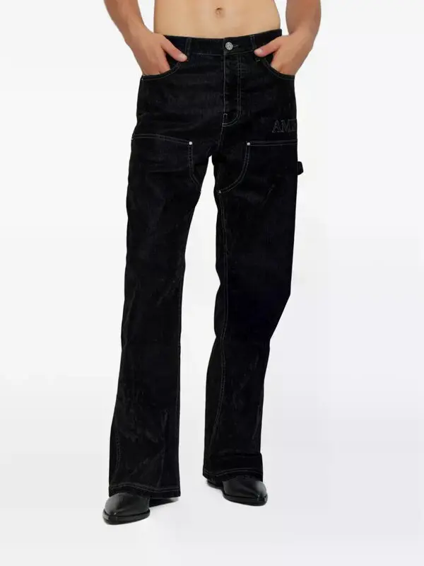 Amiri Logo-embroidered Carpenter Jeans