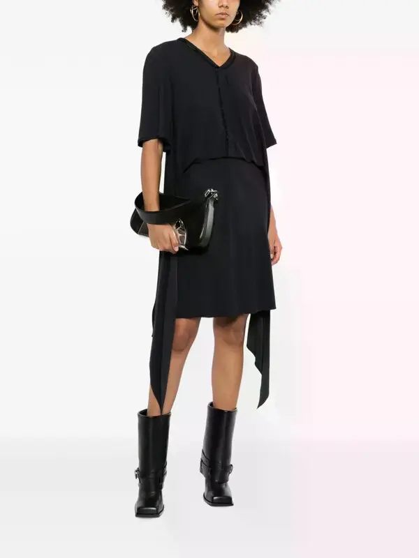 Balenciaga Layered Asymmetric Dress