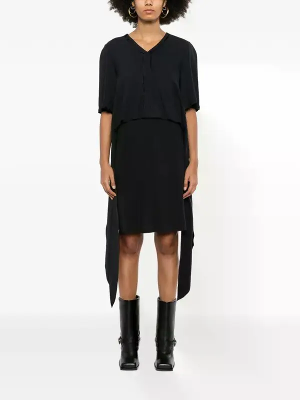 Balenciaga Layered Asymmetric Dress