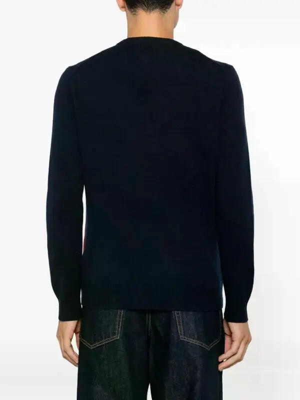 BALLANTYNE Argyle Intarsia Sweater