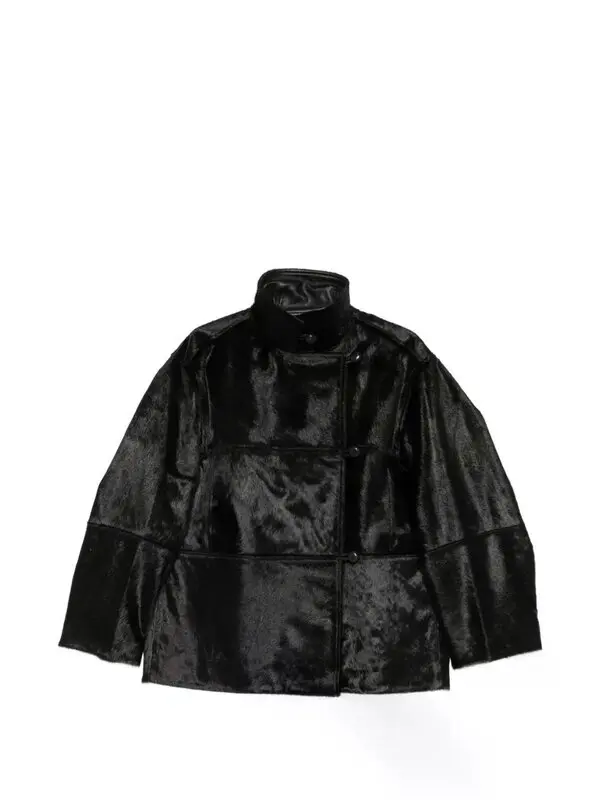 RÓHE Pony-hair Jacket - Black