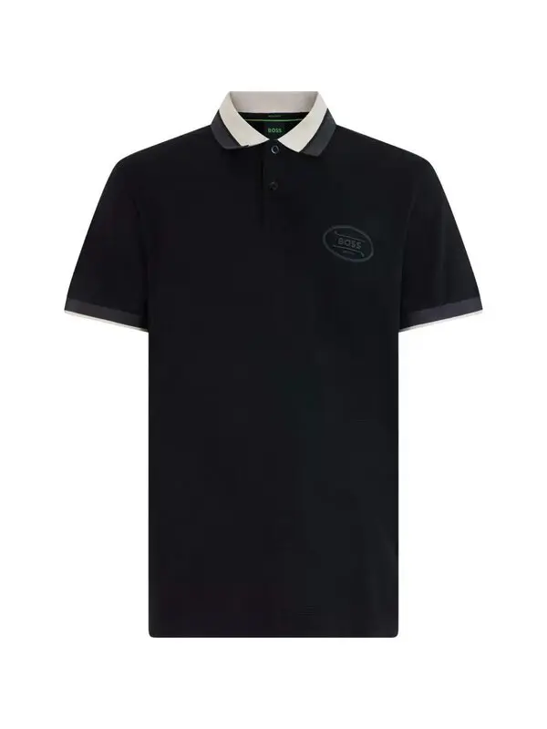 BOSS Logo-patch Polo Shirt