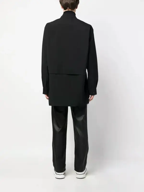 Y3 Ripstop Zip-up Overshirt - Black
