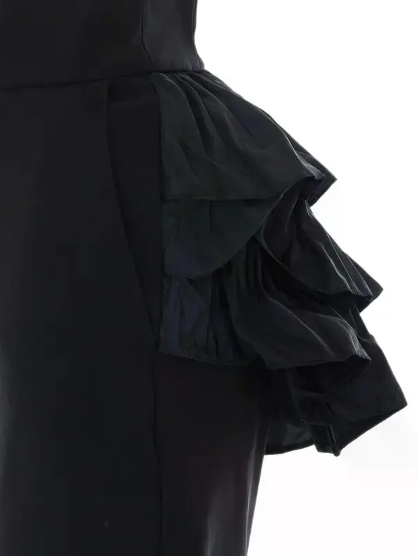 Elisabetta Franchi Ruffled Straight-leg Trousers