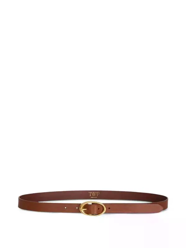 TWP Narrow Oval-buckle Belt