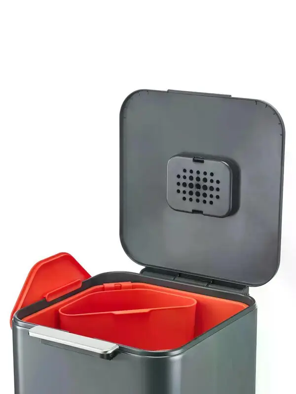JOSEPH JOSEPH 40l Totem Recycling Bin - Grey