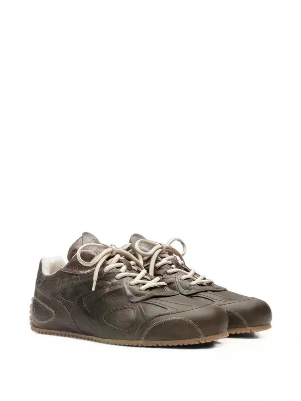 Axel Arigato Slow Runner Leather Sneakers - Brown