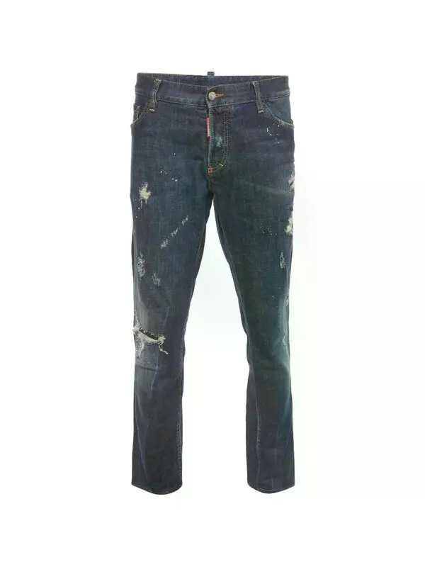 Dsquared2 Distressed Straight-fit Jeans