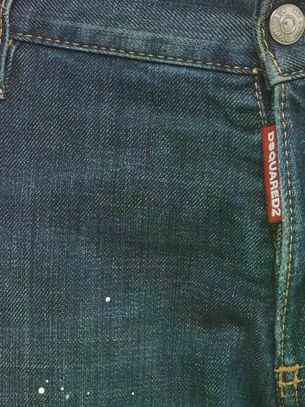 Dsquared2 Distressed Straight-fit Jeans
