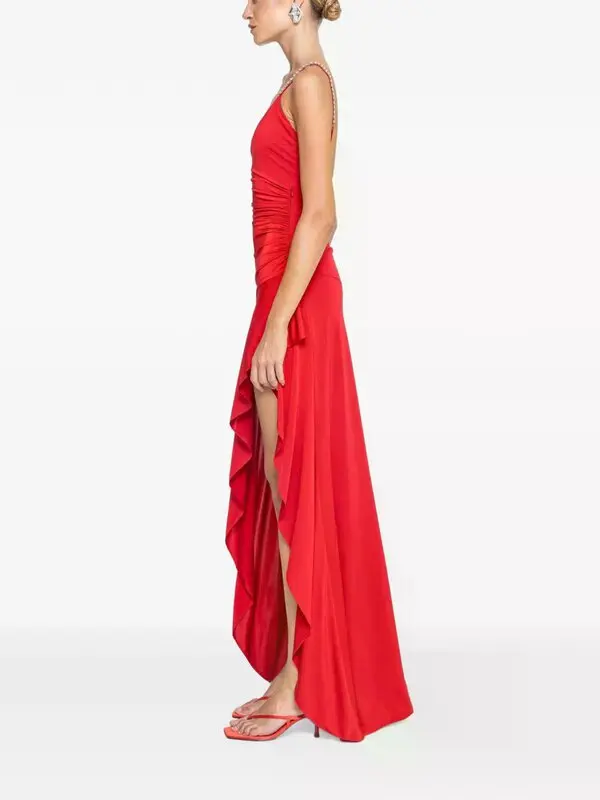 NISSA Asymmetric Design Maxi Dress