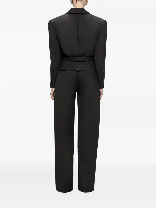NISSA Cropped Gathered Blazer