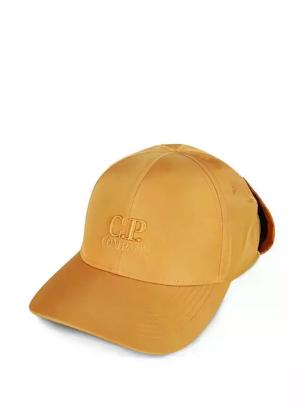 C.P. COMPANY Goggle Detail Baseball Cap - Orange