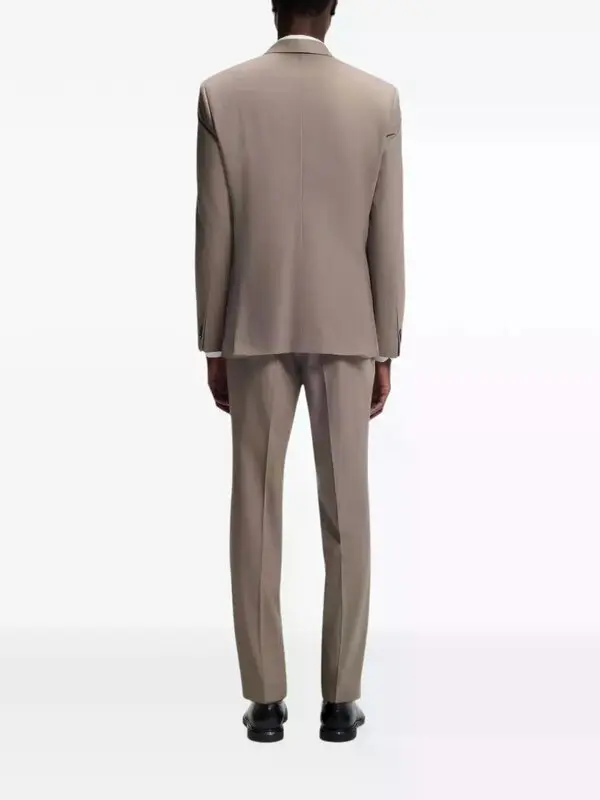 Hugo Two-piece Extra-slim-fit Suit In Wool-blend Poplin
