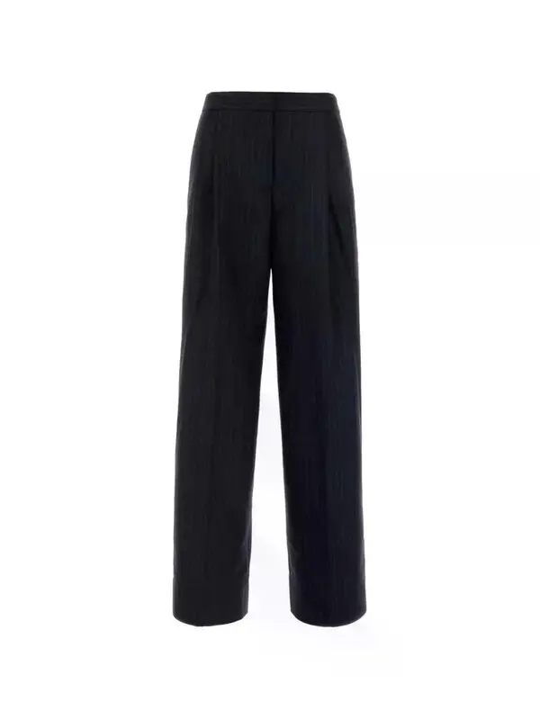 JIL SANDER Wool Pinstripe Trousers
