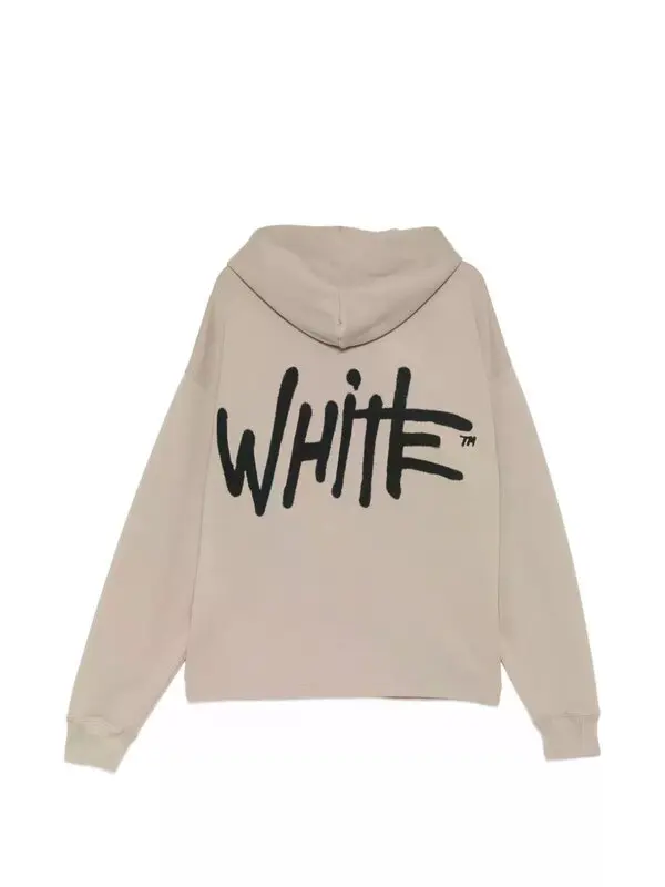 Off-White Spray-logo Drawstring Hoodie