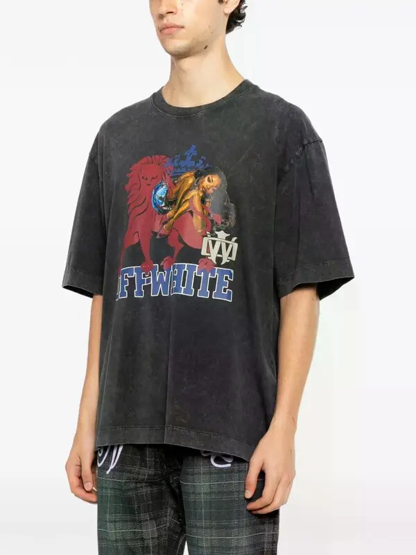 Off-White Washed Short-sleeve T-shirt