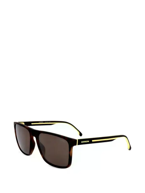 Carrera Eyewear Tortoiseshell-effect Rectangle-frame Sunglasses