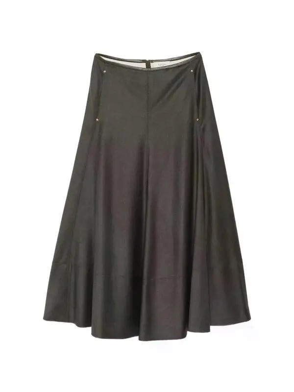 Agnona High-waisted A-line Skirt