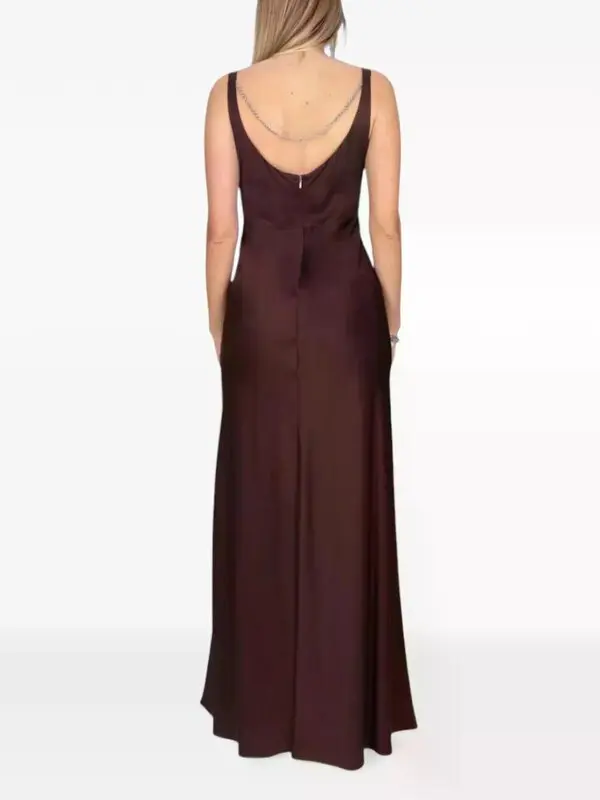 Liu Jo Chain-detail Satin Dress