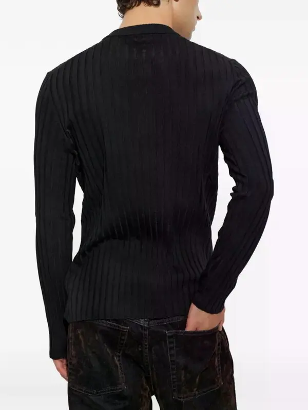 Amiri Script Knit Henley