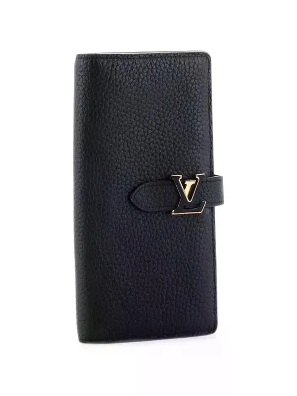 LOUIS VUITTON Capucines Vertical Wallet Leather Small Wallets