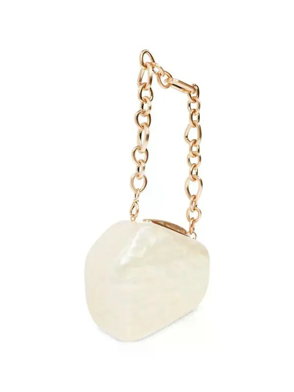 Cult Gaia Althea Marble-effect Clutch Bag
