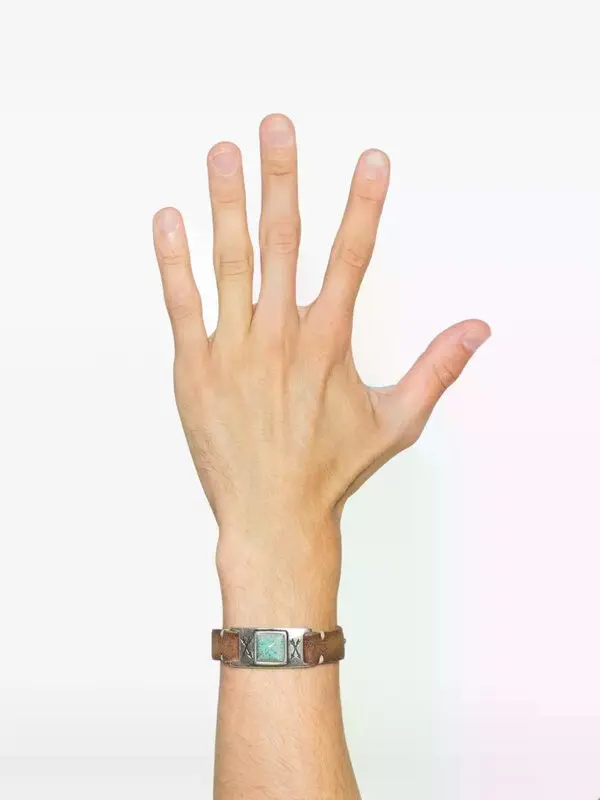 ERALDO Turquoise Embellished Suede Bracelet