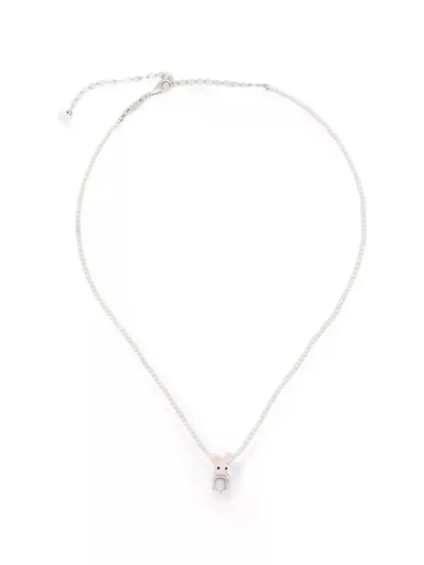 YVMIN Woven Mini Rabbit Pendant Necklace