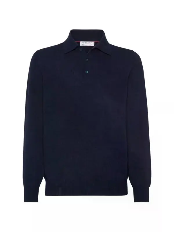 Brunello Cucinelli Cashmere Knit Polo Shirt